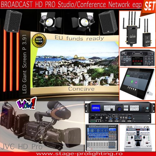 BROADCAST HD-Pro Studio/Video-Conference Network eqp.