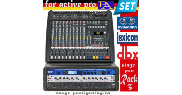 Stage-pro Rack 3 (for active PA speakers) SET
