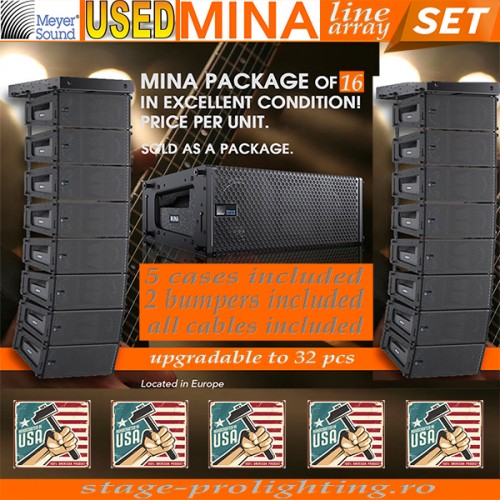 Meyer Sound Used MINA line array SET