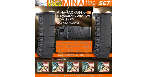 Meyer Sound Used MINA line array SET