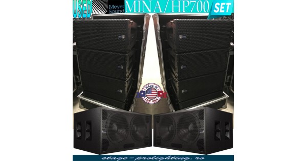 USED Meyer Sound MINA-HP700 active line-array SET